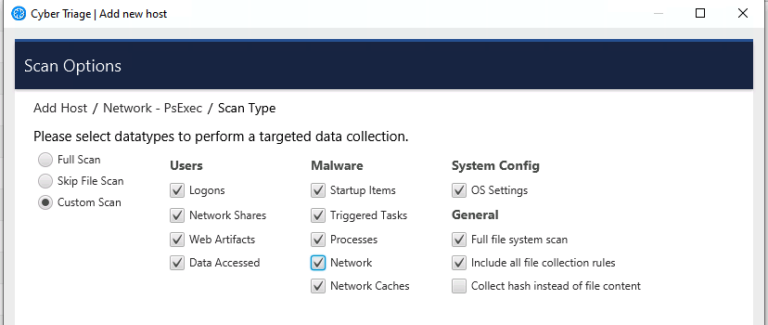 Digital Forensics Data Collection - Cyber Triage