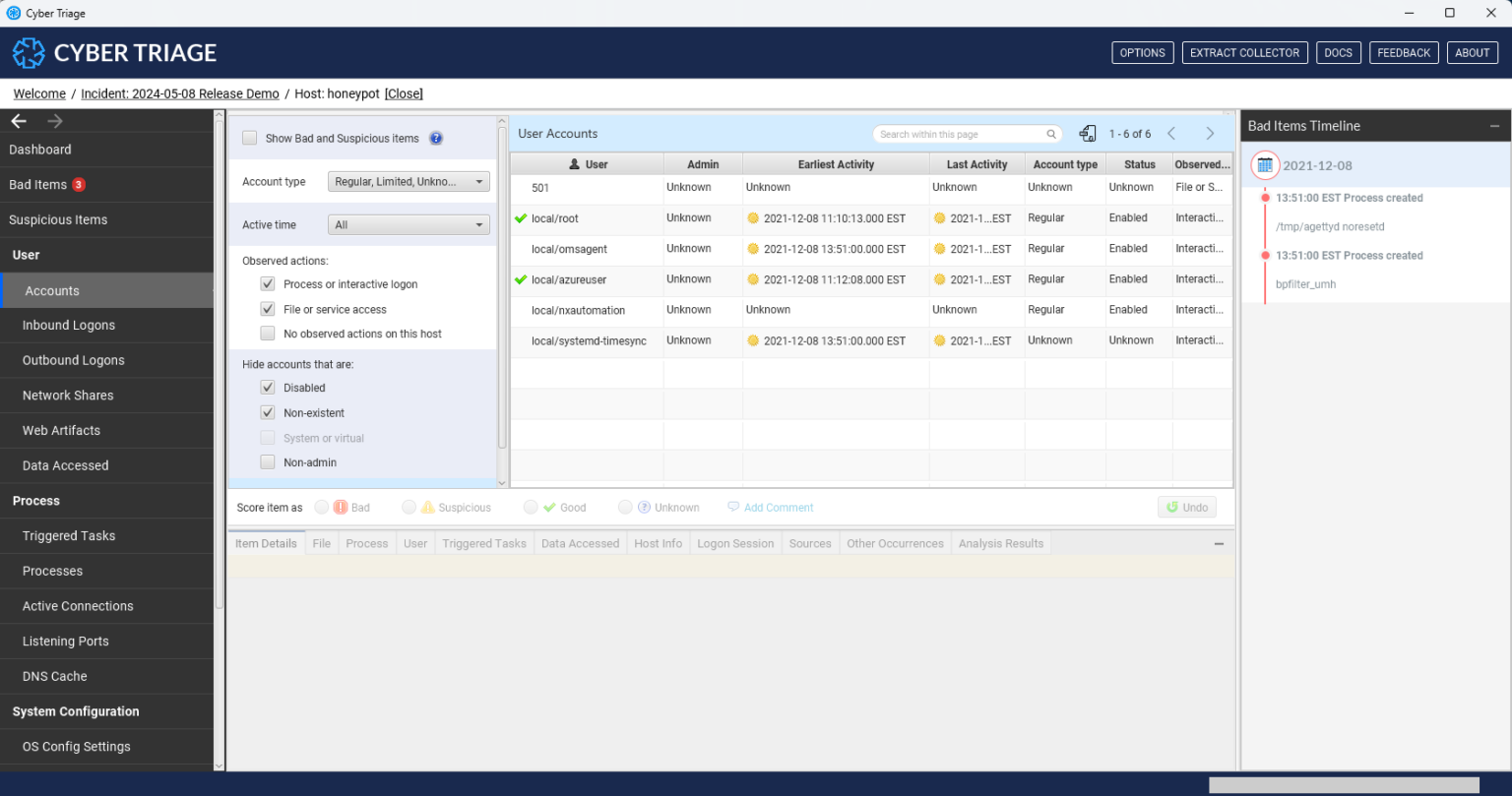 Collecting Linux DFIR Artifacts with UAC - Cyber Triage