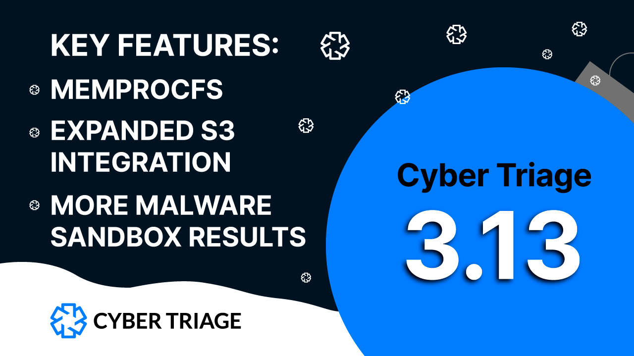 3.13 Adds MemProcFS and Extends the S3 and Recorded Future Sandbox ...