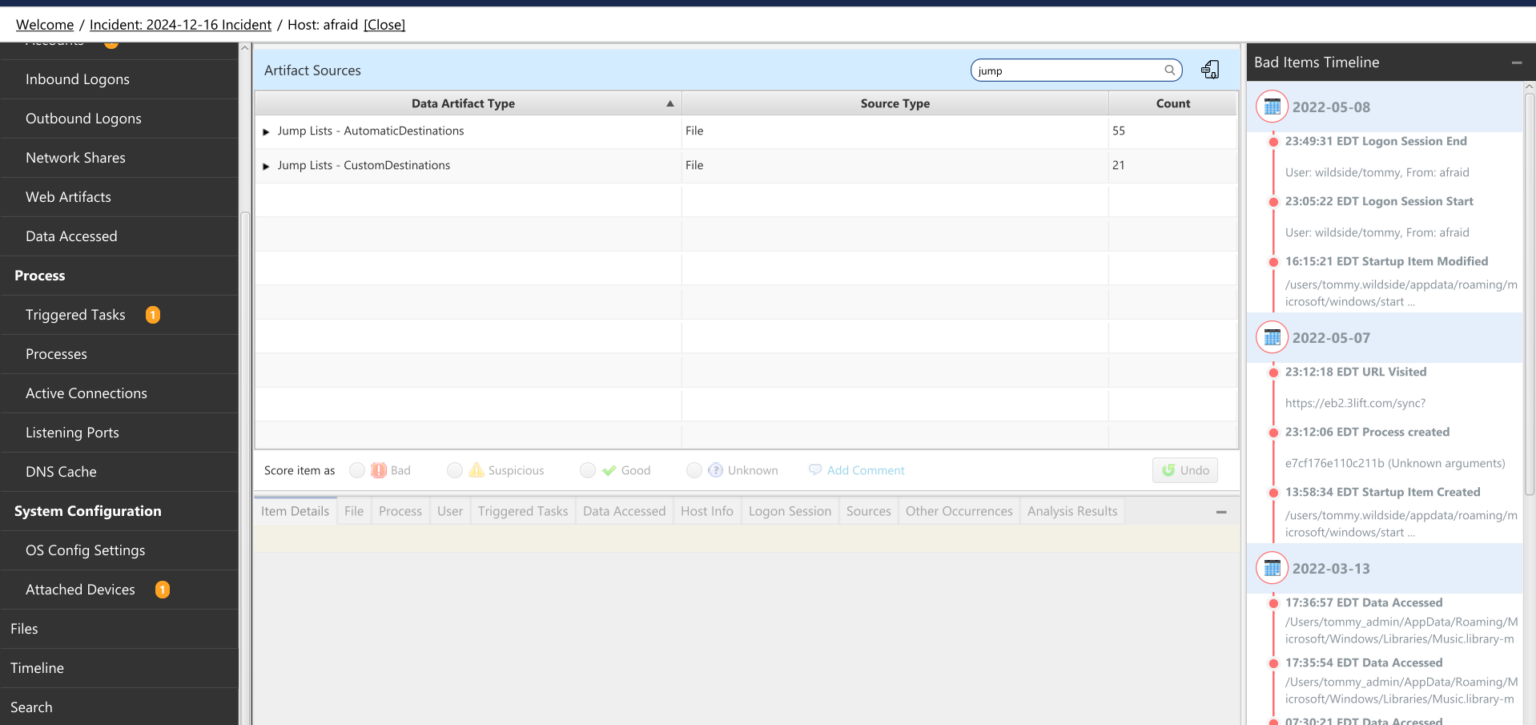 What Is a Jump List? - Cyber Triage
