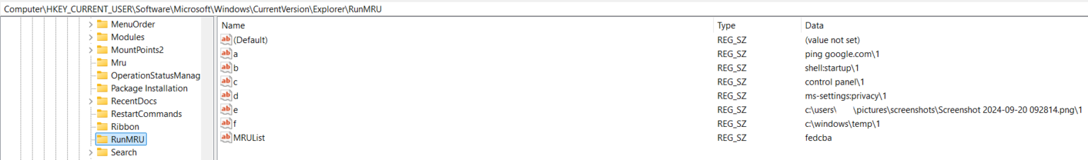 How to Investigate RunMRU 2025 - Cyber Triage