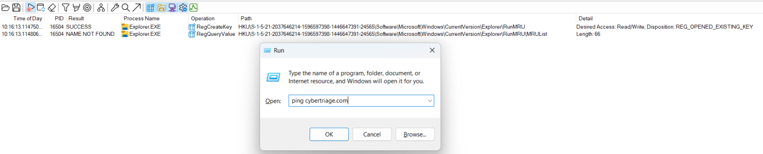 How to Investigate RunMRU 2025 - Cyber Triage