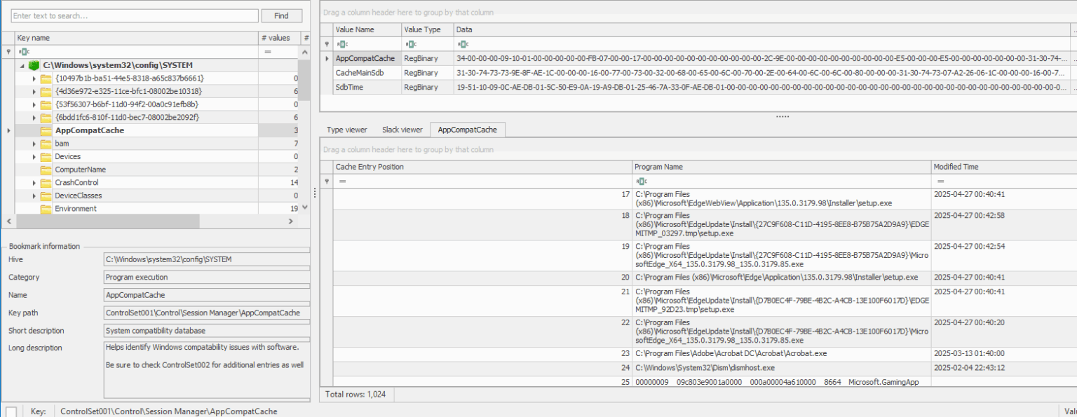 ShimCache and AmCache Forensic Analysis 2025 - Cyber Triage