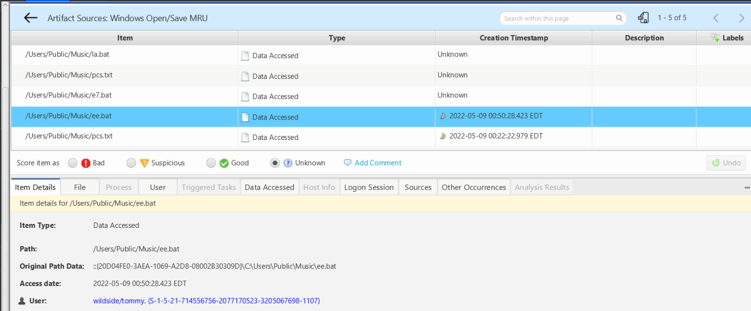 NTUSER.DAT Forensics Analysis 2025 - Cyber Triage
