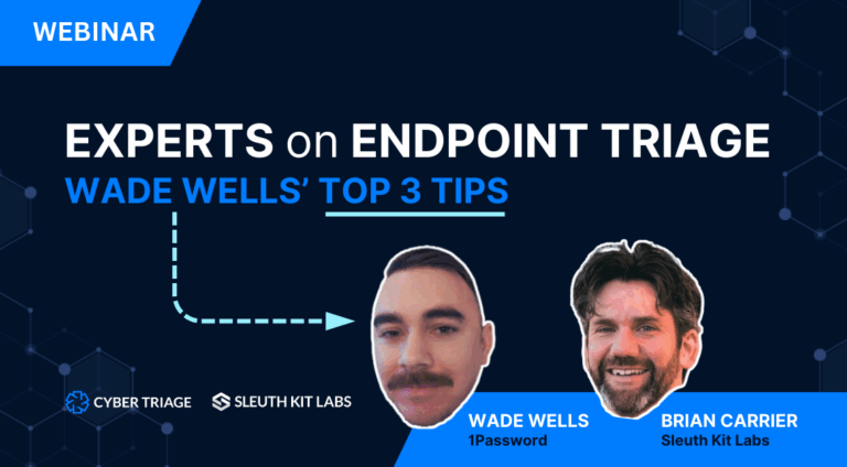 Webinars - Cyber Triage